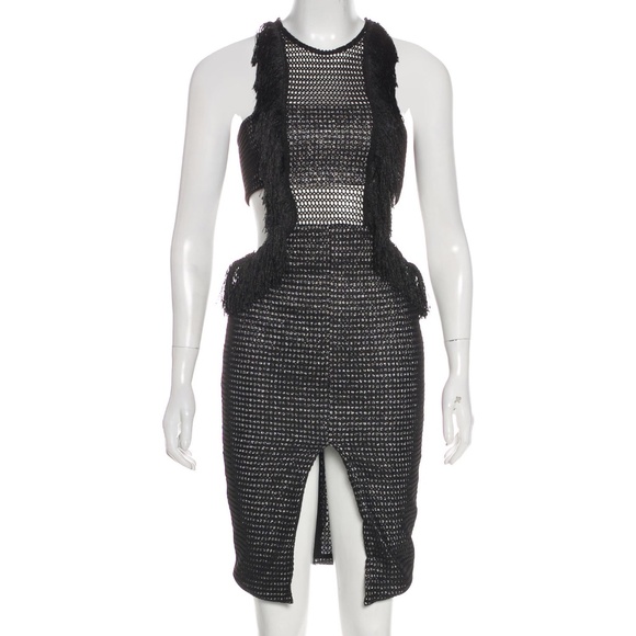 Self-Portrait | Dresses | Self Portrait Fringe Cocktail Dress In Size ...